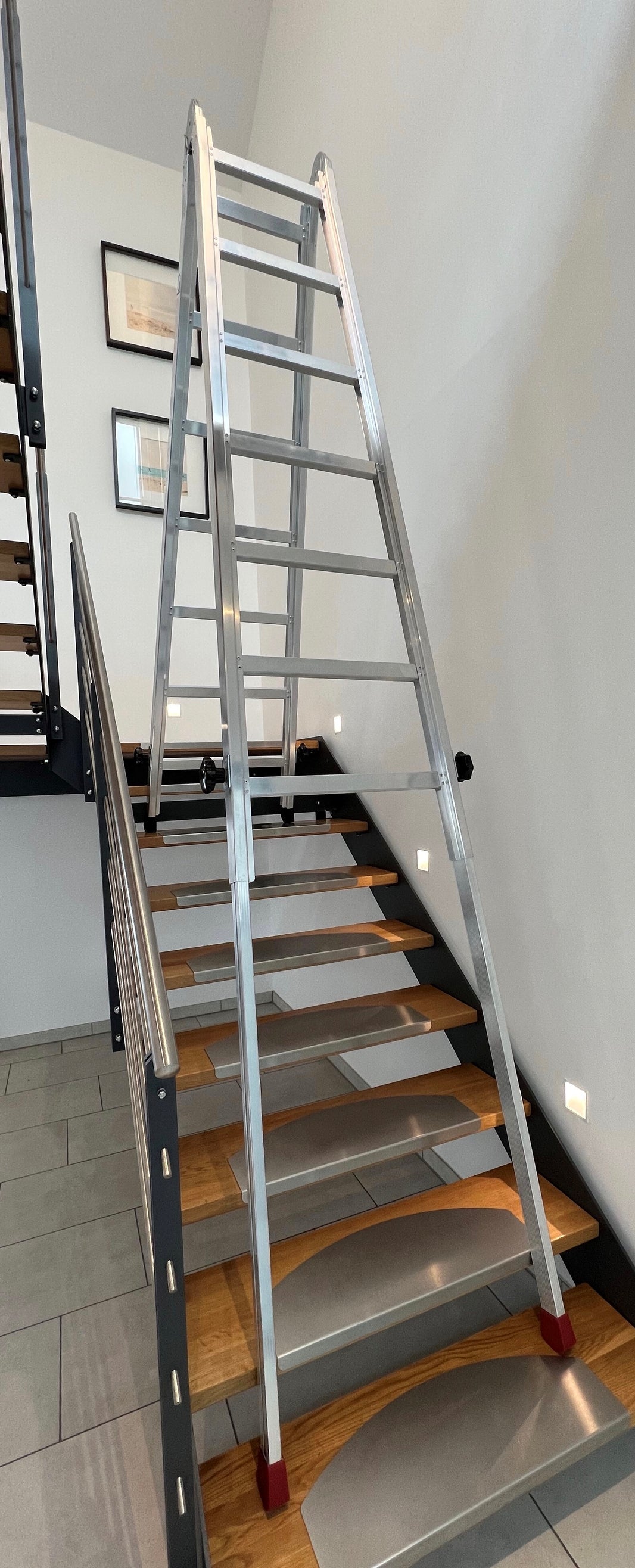 Treppenleitern in 5 Größen | Spezielle Leiter für Treppen – Göddeleitern